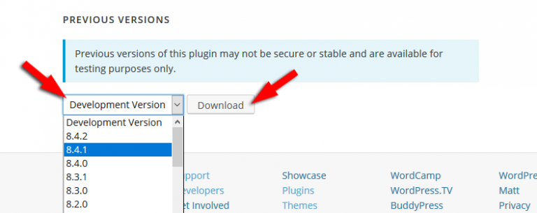 3 Ways to Download Older Versions of WordPress Plugins - ThemeSkills
