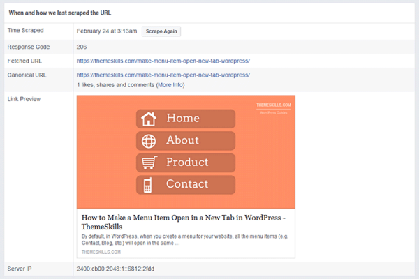 Fix Featured Image Not Showing on Facebook When Sharing Posts - ThemeSkills