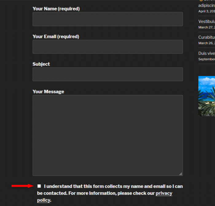 How To Add A Consent Checkbox In Contact Form 7 Themeskills
