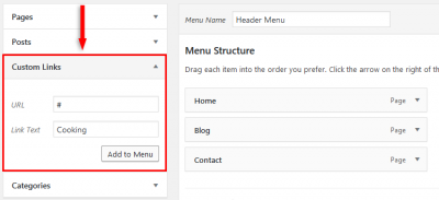 How to Add a Menu Item in WordPress Without Linking to a Page - ThemeSkills