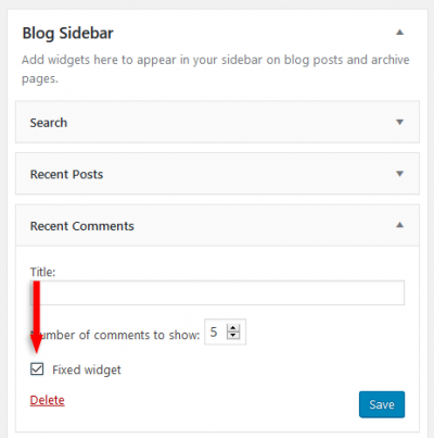 How to Easily Add a Sticky Widget in WordPress - ThemeSkills