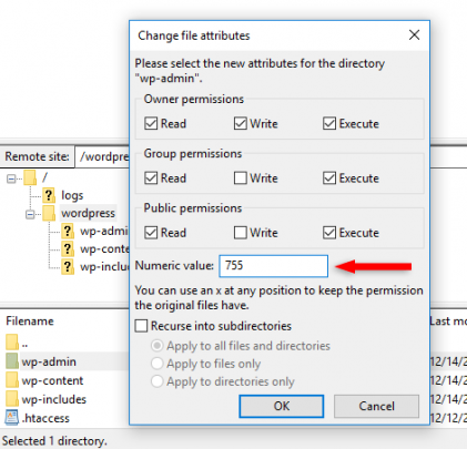 2 Ways to Change the Folder and File Permissions for WordPress - ThemeSkills
