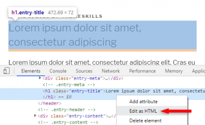 How to Find a CSS Class or Id Selector in WordPress - ThemeSkills
