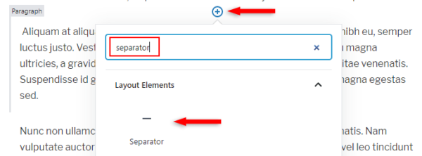 How to Add a Horizontal Line Separator in WordPress - ThemeSkills